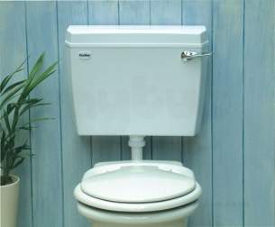Thomas Dudley 314328 White Acclaim Cistern With Bottom Inlet Bottom ...