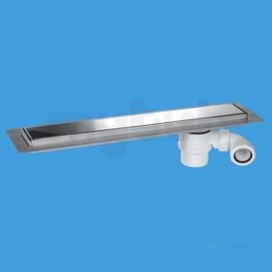 Mca 800mm Polished Ss Channel Drain : Mcalpine
