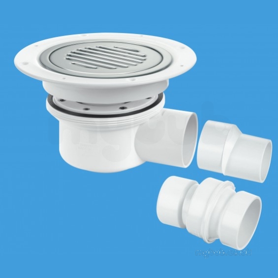 Shower Gully Plus Ss Grate Tsg52ss-sl-nsc : Mcalpine